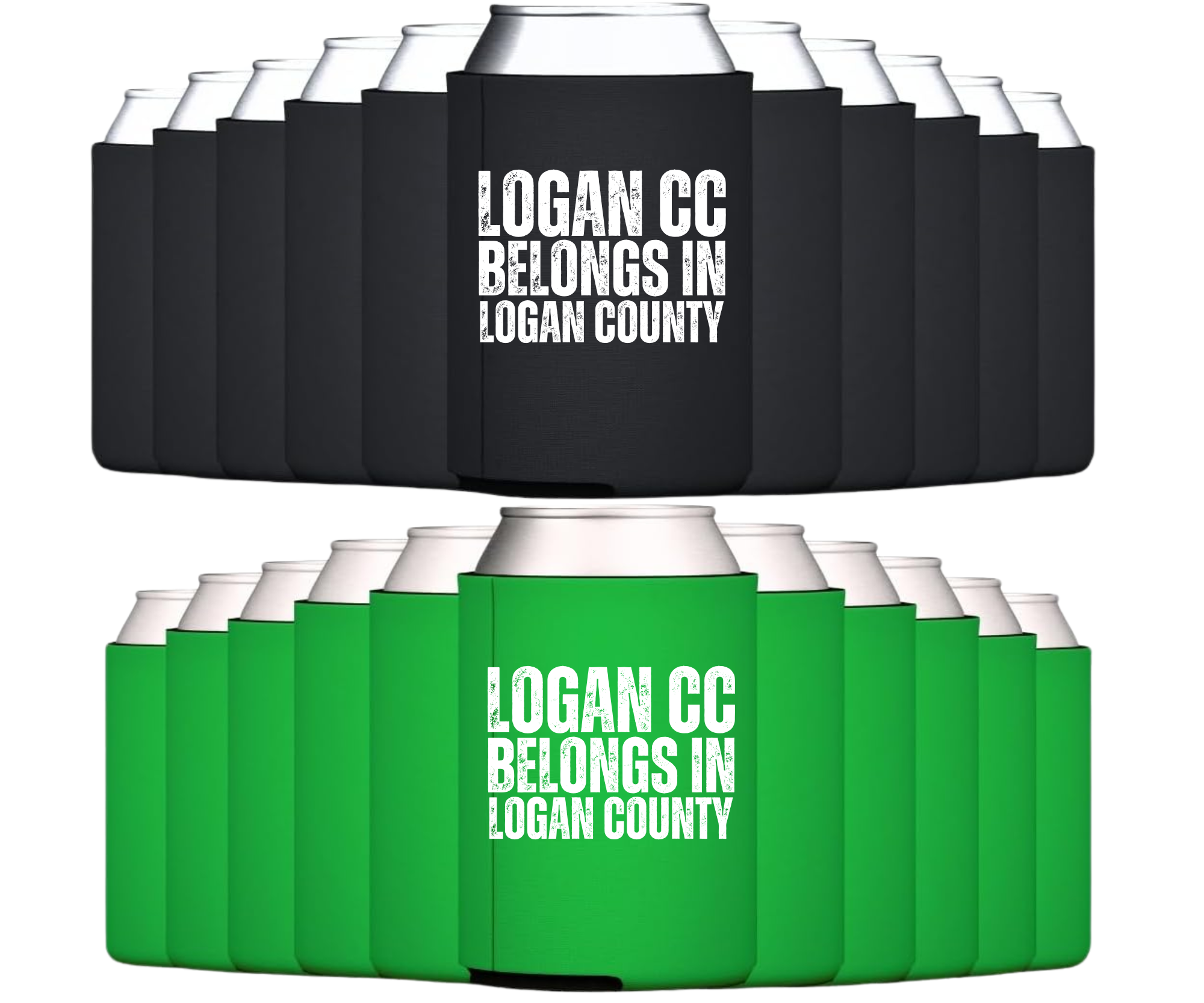 Logan CC Belongs in Logan Co Koozie – WeCraft Family